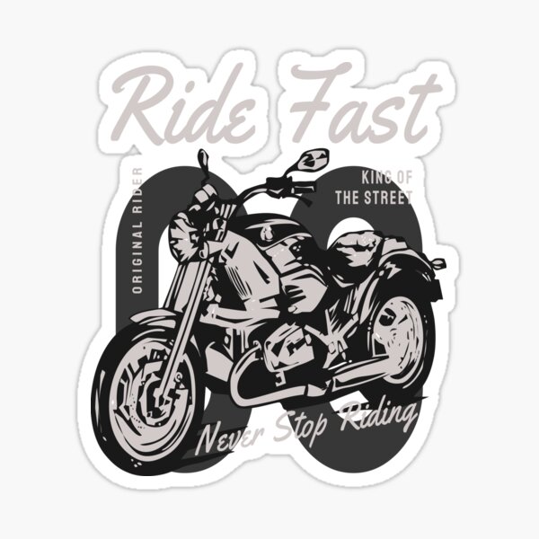 "Vintage Motorcycle" Sticker by WhiteFoxy-Main | Redbubble
