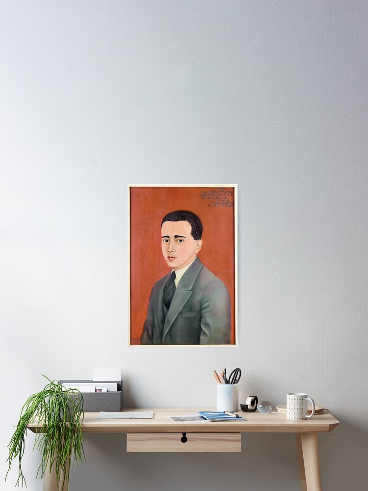 "Portrait of Alejandro Gomez Arias by Frida Kahlo" Poster for Sale by ...