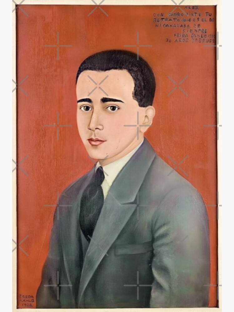 "Portrait of Alejandro Gomez Arias by Frida Kahlo" Poster for Sale by ...