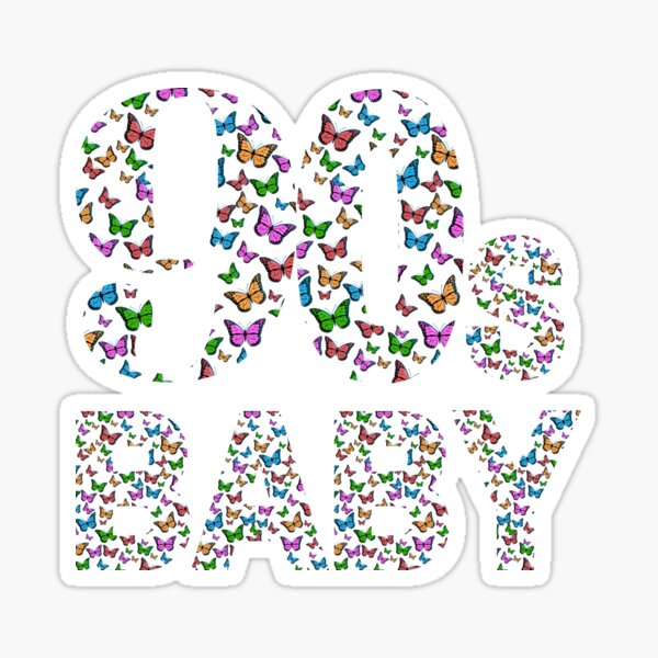 "90s Baby" Sticker by MusicallySoundd | Redbubble