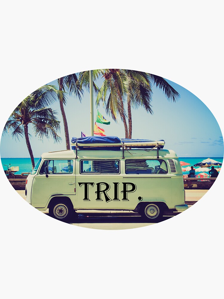 "Trip Goals" Sticker by nenadneno | Redbubble