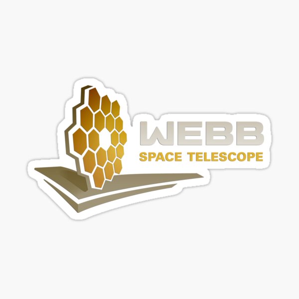 Pegatina «Telescopio espacial James Webb - Logotipo de Webb» de ...