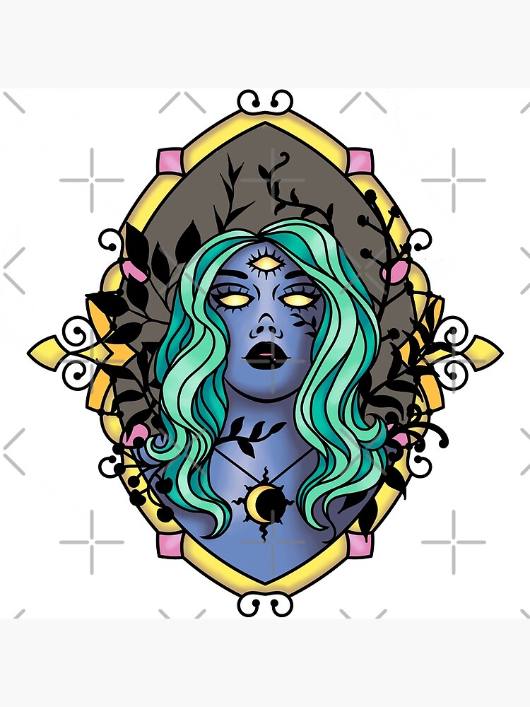 "Flora Goddess" Poster for Sale by CritHappensDice | Redbubble