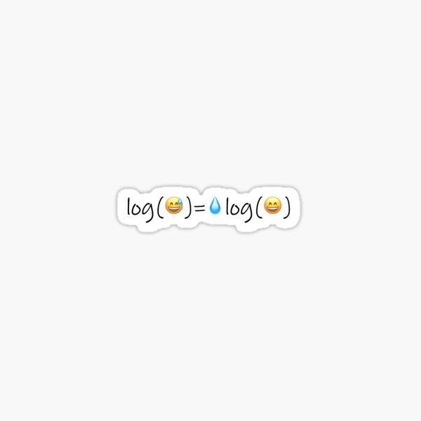 "log joke" Sticker for Sale by O-Haas | Redbubble