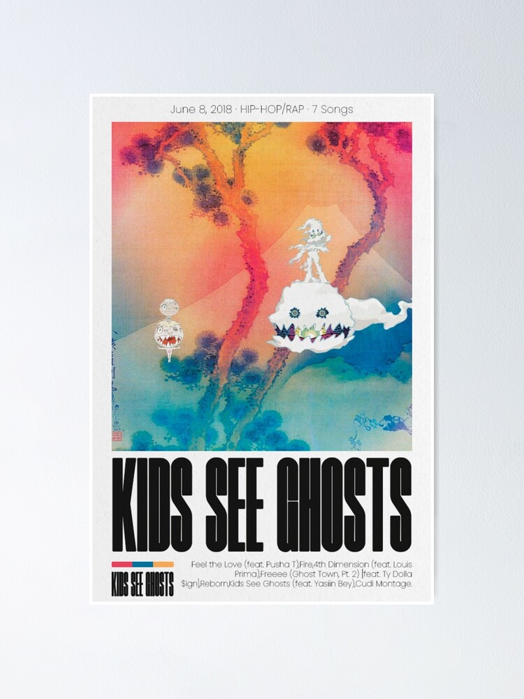 Póster «Kids see ghosts» de Fearst | Redbubble