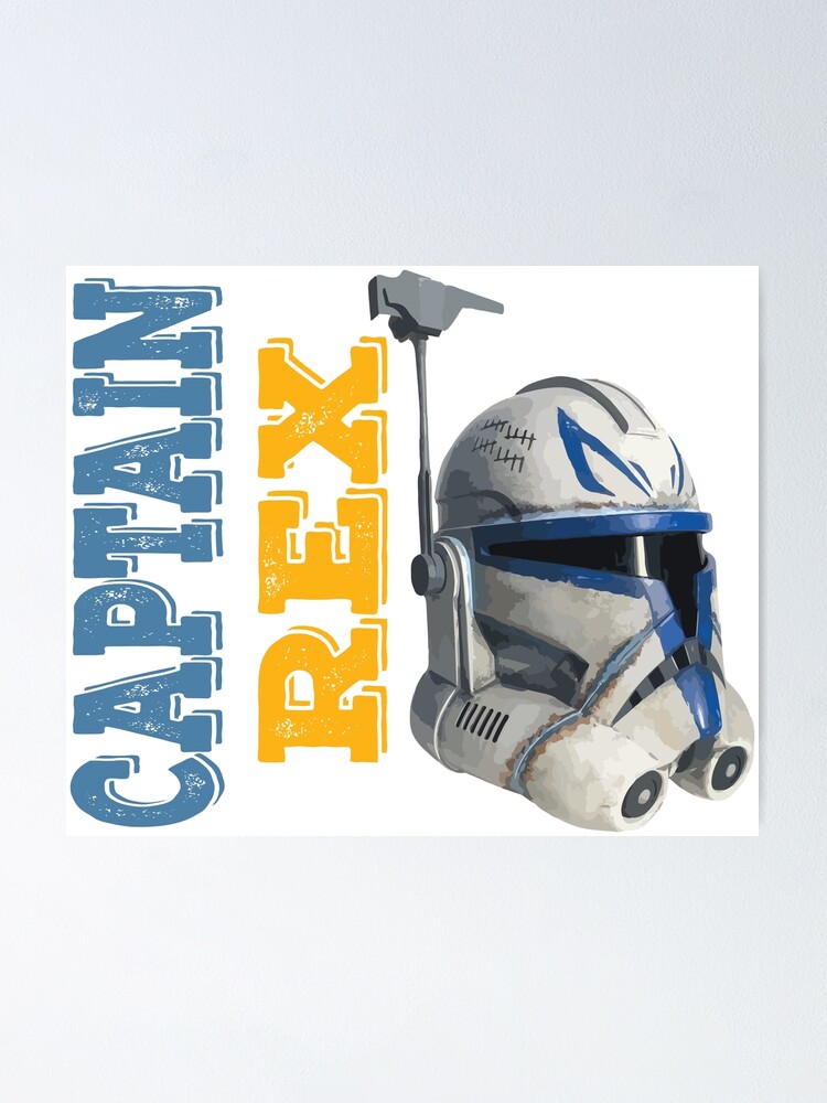 "Captian rex" Poster for Sale by Xavia-blue | Redbubble