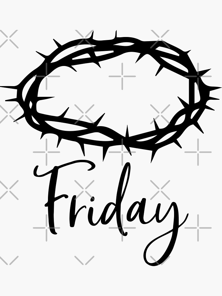 "Good friday" Sticker by Ashi17 | Redbubble