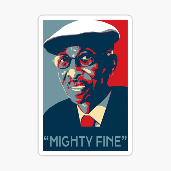 "Mr. Roy "Mighty Fine"" Sticker by dhajr | Redbubble