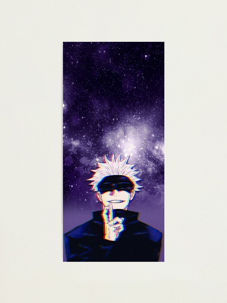 Impression Photo « Satoru Gojo Jujutsu Kaisen Galaxie Infinie Modifier