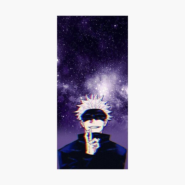 "Satoru Gojo Jujutsu Kaisen Infinite Galaxy Edit" Photographic Print ...