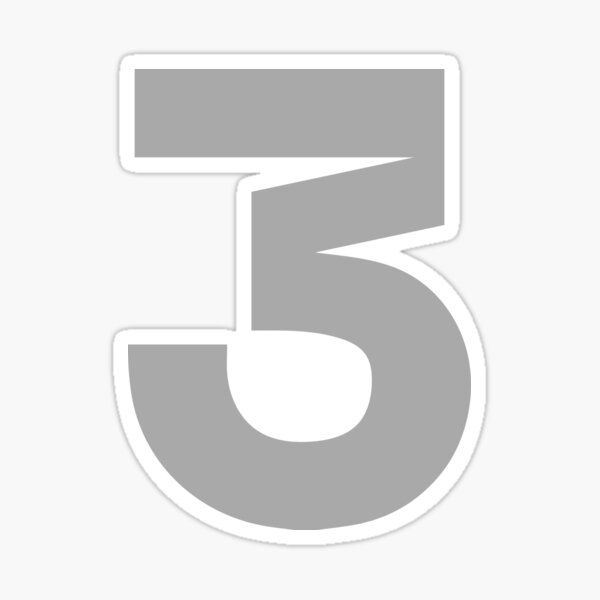 "3 RIC. Driver Number 2022 Season (Black BG)" Sticker for Sale by ...