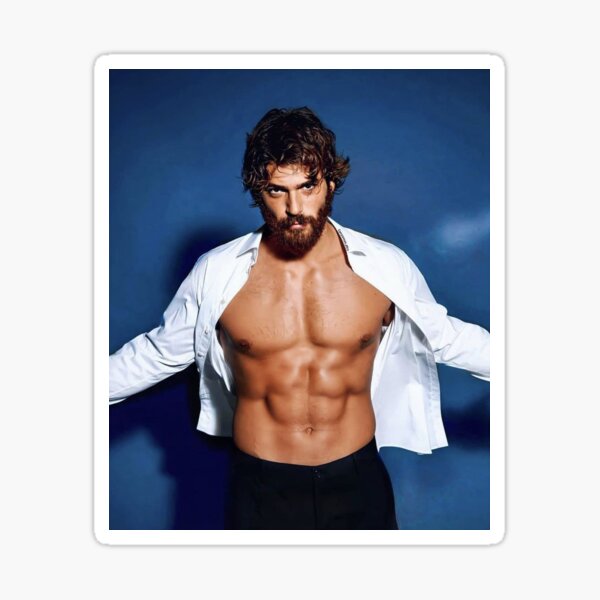 "Can Yaman For Fans Hot,Gifts italian lover" Sticker by omaimaLand ...