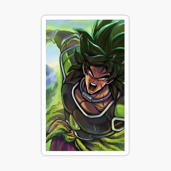 "broly" Sticker by vidaboa | Redbubble