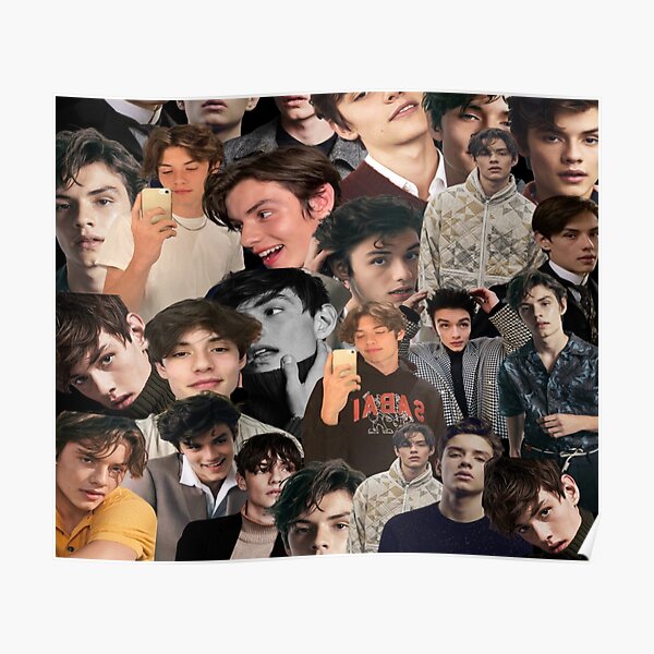 "Louis Partridge photo collage" Poster for Sale by T-shirtakStore ...