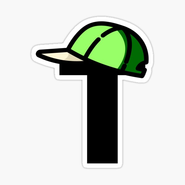 "The alphabet t" Sticker by VIPlogos | Redbubble