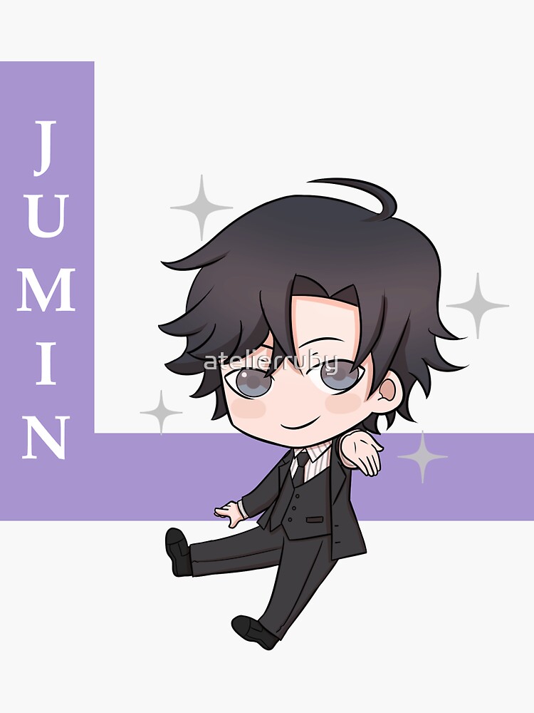 "Jumin" Sticker for Sale by atelierruby | Redbubble