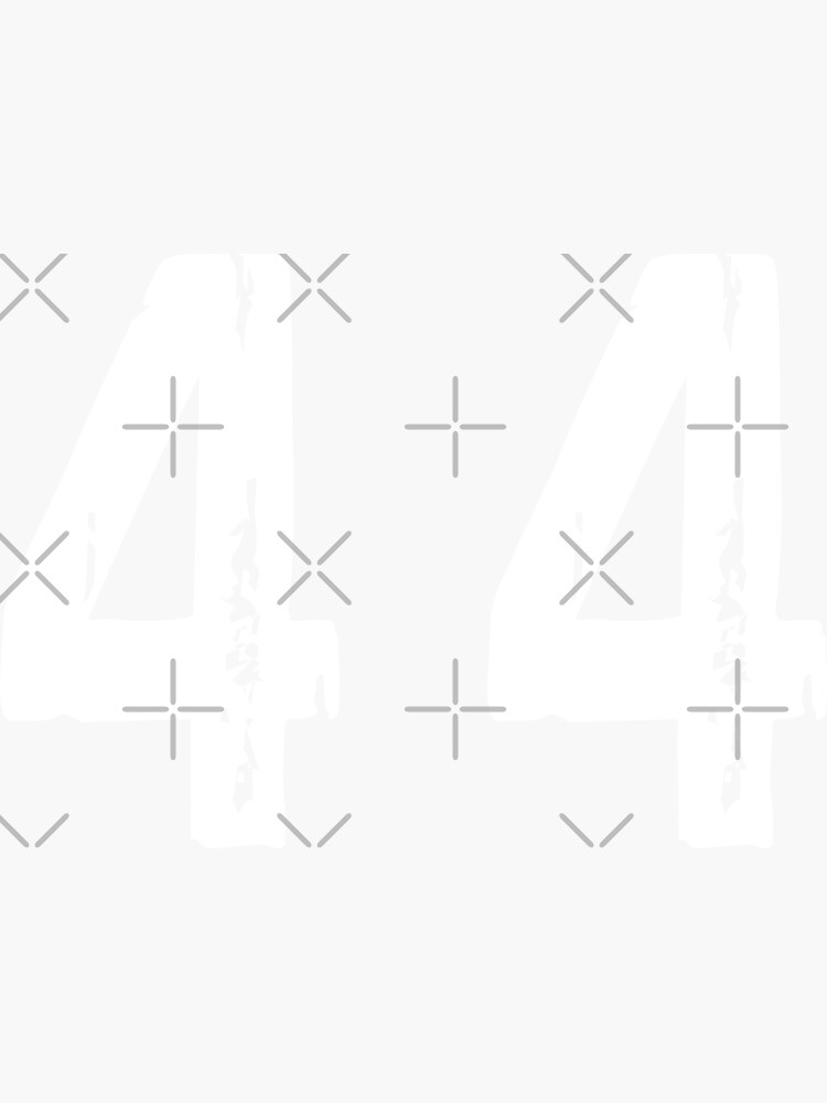 "Number 44" Sticker by gmstockstudio | Redbubble