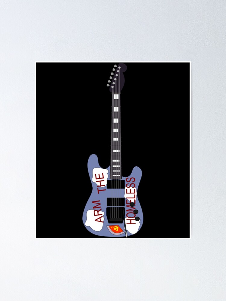 "Tom Morello Arm The Homeless Guitar Sticker" Poster for Sale by ...
