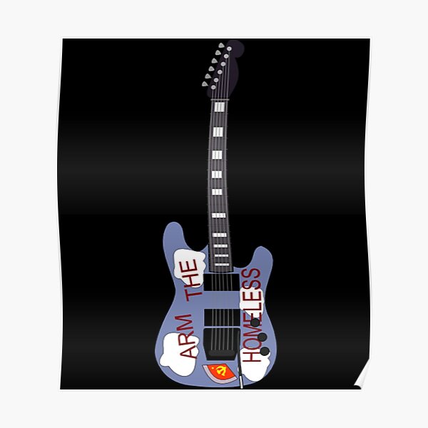 "Tom Morello Arm The Homeless Guitar Sticker" Poster for Sale by ...