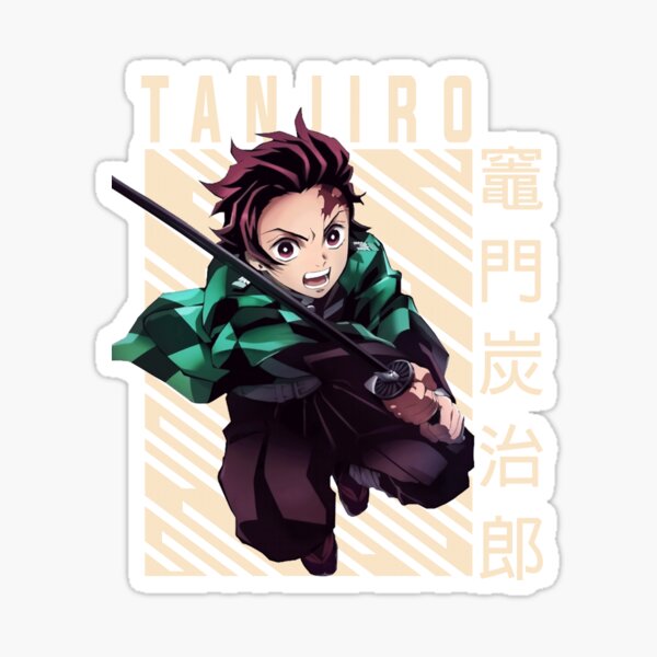 "Tanjiro Kamado - Demon Slayer" Sticker by AlphaHero | Redbubble