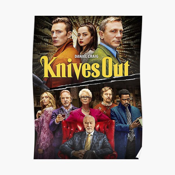 "Knives Out Post" Poster for Sale by hartanyawa | Redbubble