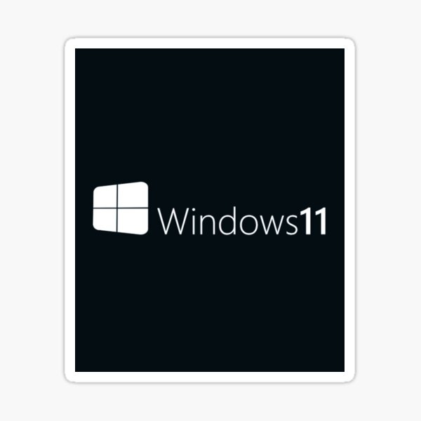 "Windows 11" Sticker for Sale by MoumenShop | Redbubble