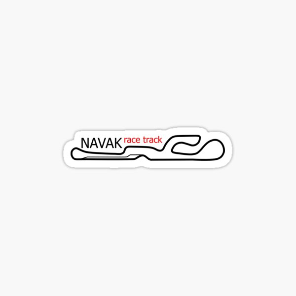 "Navak race track" Sticker by sumar4esk0237aj | Redbubble
