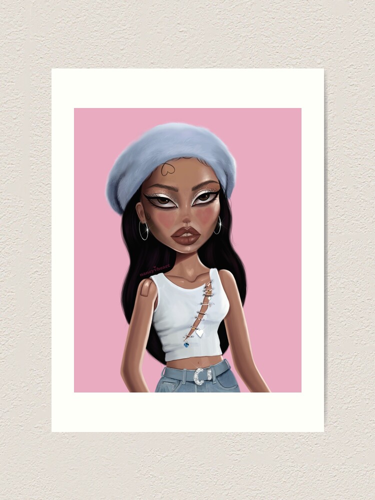 "Maddy 2000s doll drawing" Art Print for Sale by thelamehuman | Redbubble