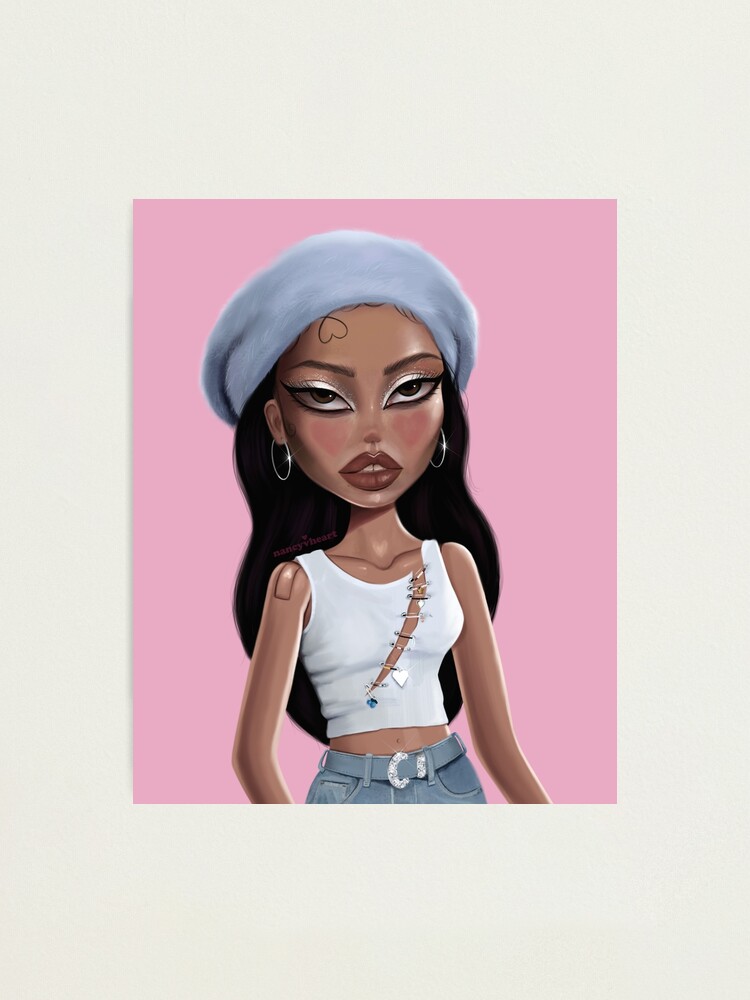 "Maddy 2000s doll drawing" Photographic Print for Sale by thelamehuman ...