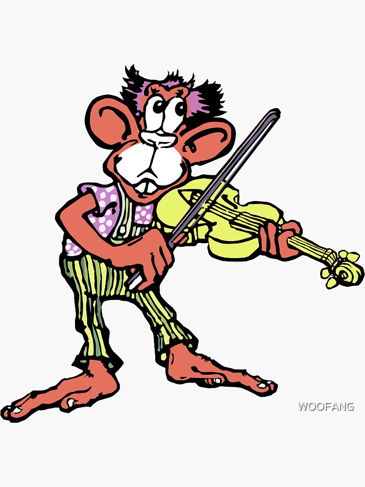 "IOMMI MONKEY STICKER 3X3" Sticker for Sale by WOOFANG | Redbubble