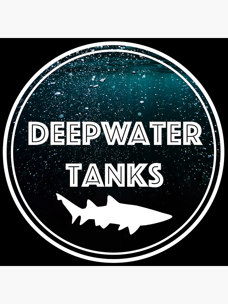 "DeepWater Tanks Shark 1" Poster for Sale by DeepWater-Tanks | Redbubble