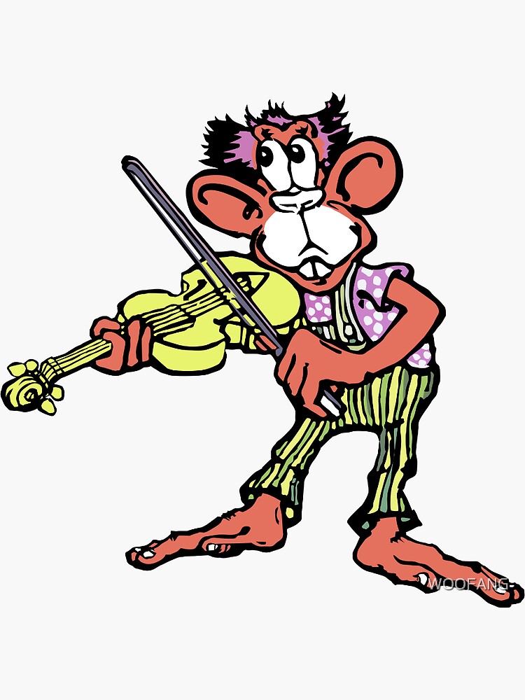 "IOMMI MONKEY STICKER REVERSE 3X3" Sticker for Sale by WOOFANG | Redbubble