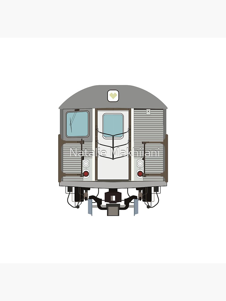 "NYC Subway R32" Pin for Sale by Cedar Makhijani | Redbubble