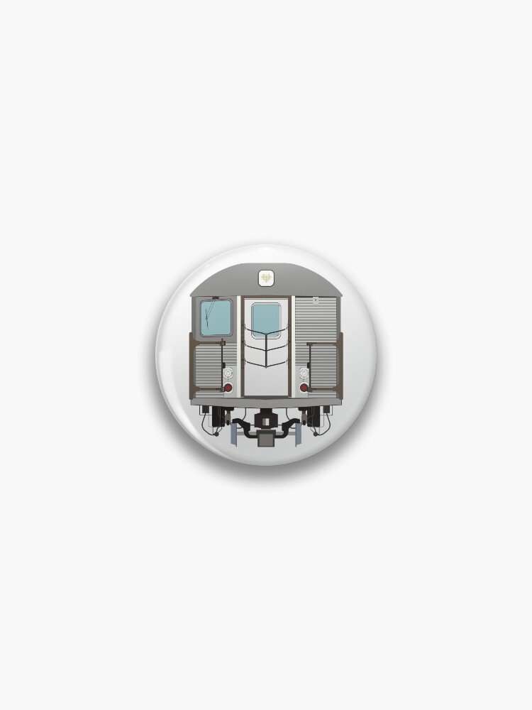 "NYC Subway R32" Pin for Sale by Cedar Makhijani | Redbubble