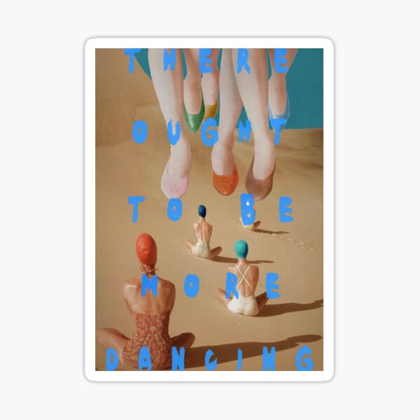 "Storming The Beach - Dancer Edition" Sticker by Artworkbygreta | Redbubble