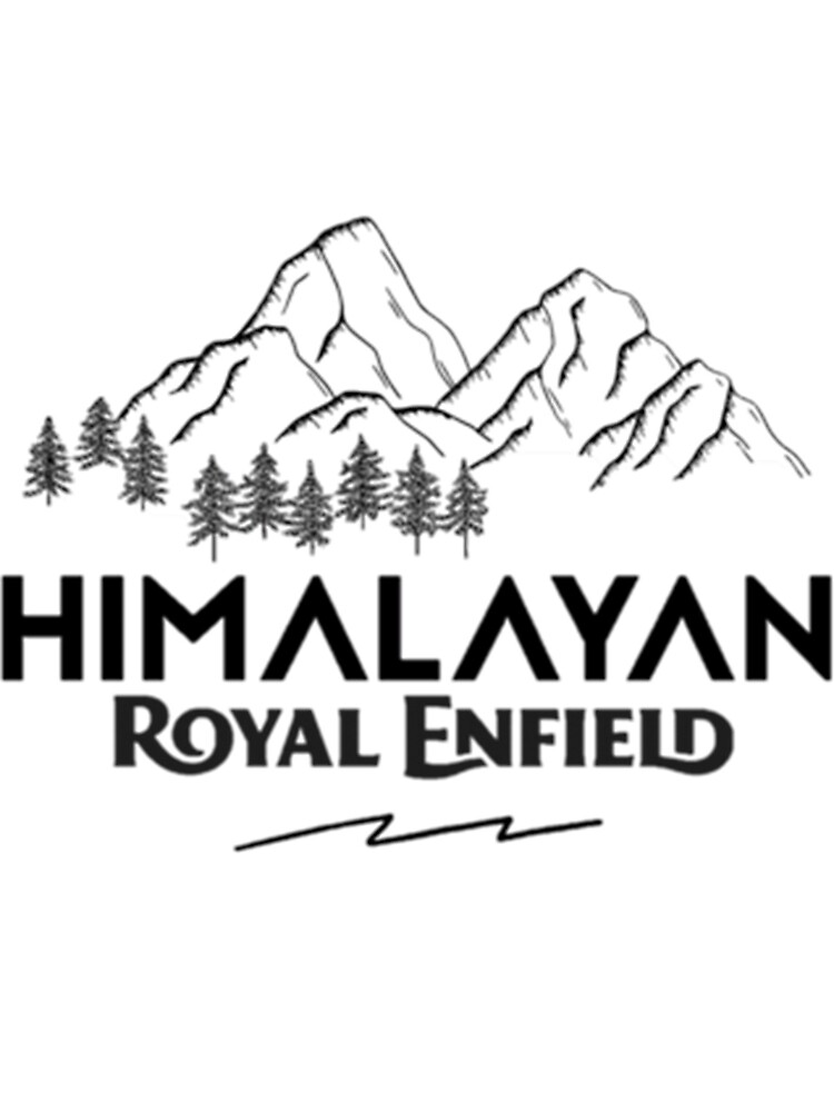 "Royal Enfield - Himalayan - Mountain Adventure Logo - White " Poster ...