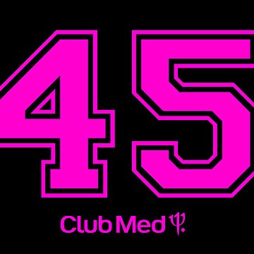 "Number 45 Club Med" Essential T-Shirt by raphkob | Redbubble