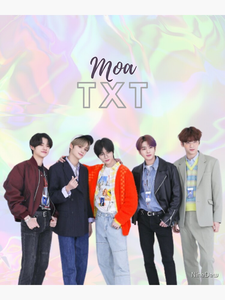 "TXT Group " Sticker by NineDew | Redbubble