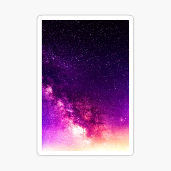"Purple Galaxy" Sticker for Sale by nedarts | Redbubble