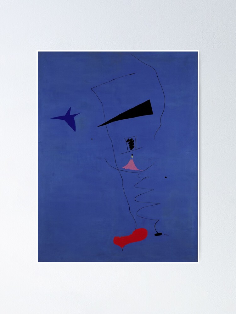 "blue star joan miro" Poster for Sale by iuniverseshop | Redbubble