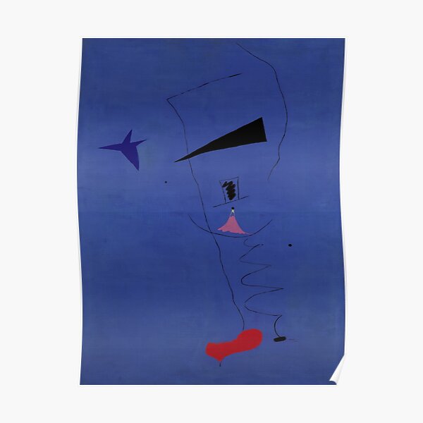 "blue star joan miro" Poster for Sale by iuniverseshop | Redbubble
