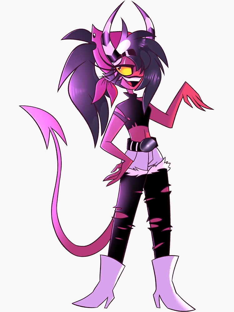 "Helluva-Boss Sallie May" Sticker von Cosmicbrownee | Redbubble