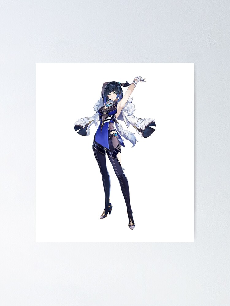 "Yelan Genshin Impact - Sticker " Poster by Azzer-TM | Redbubble