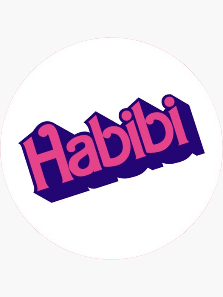 "Habibi " Sticker by StevanoArt | Redbubble