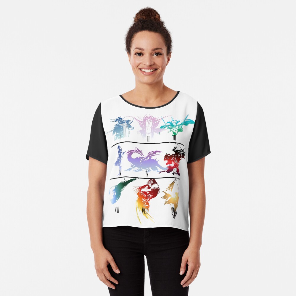 "Final Fantasy 1-9 Logo Art" Sticker for Sale by Zerger | Redbubble