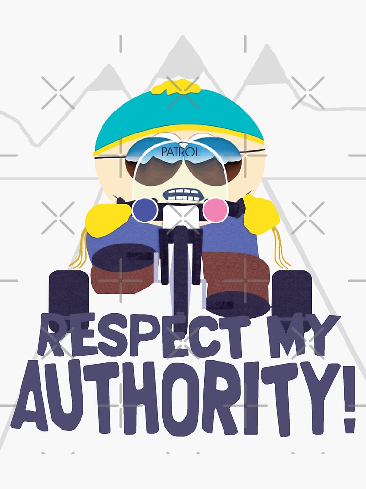 "Respect My Authority (6)" Sticker for Sale by REMA-XANADU | Redbubble