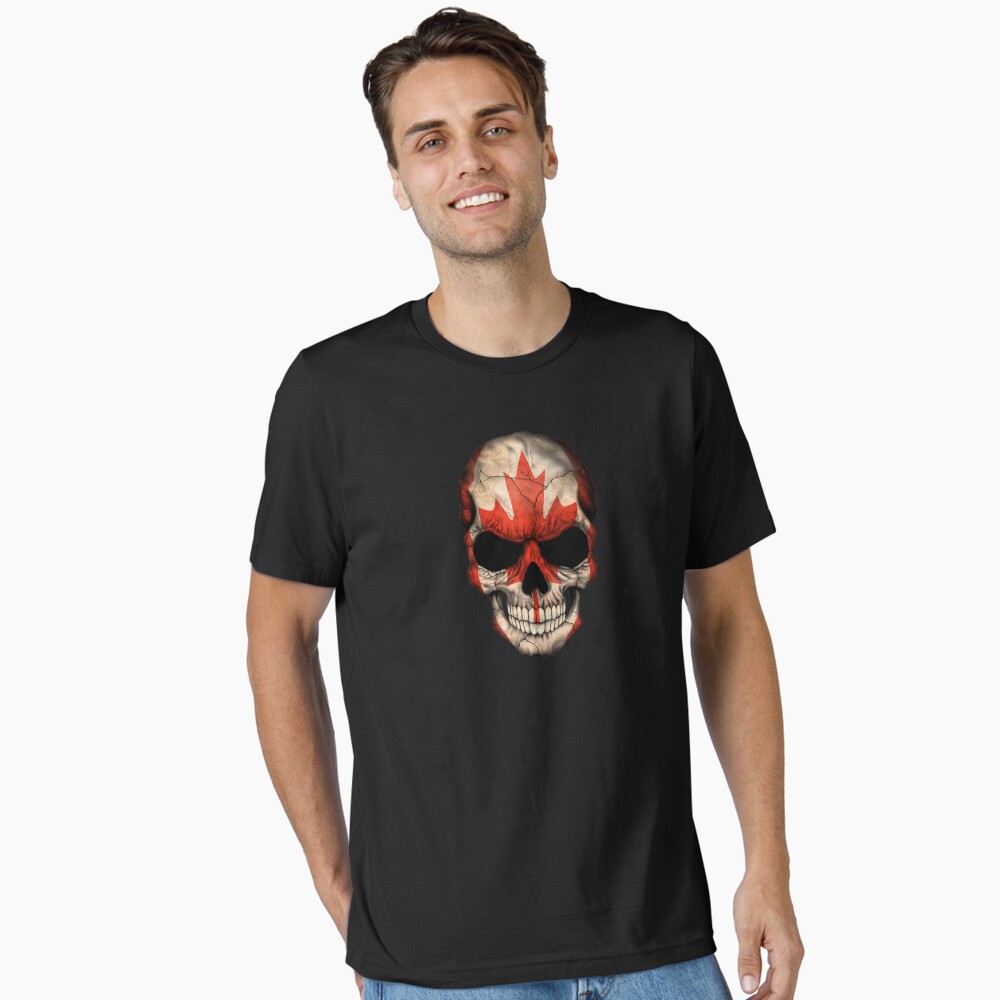 "Canadian Flag Skull" Sticker for Sale by JeffBartels | Redbubble