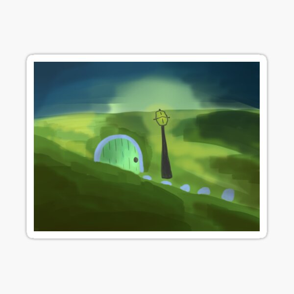 "Hobbit Hole" Sticker by yodarox99 | Redbubble