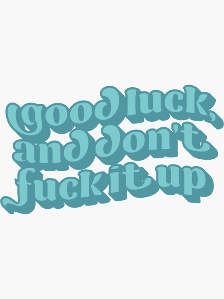 "RuPaul_s Drag Race Good Luck and Don_t F it Up Quote Digital Art, Drag ...