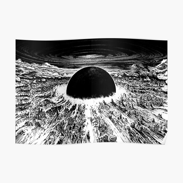 "Akira cyberpunk city explosion" Poster for Sale by KRISEN1 | Redbubble